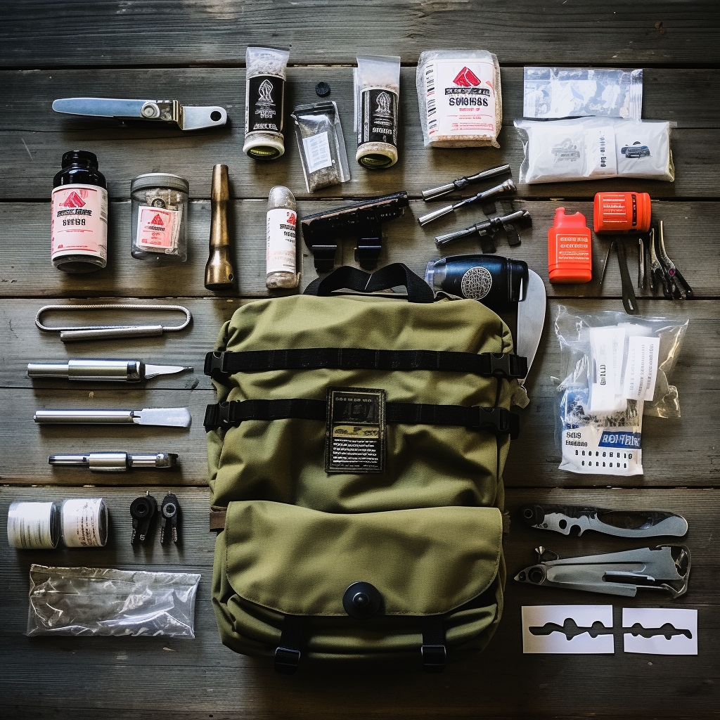 Kit de survie complet pour camping, randonnée et urgence